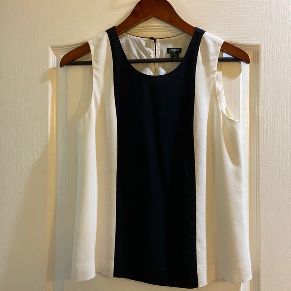 J. Crew | Tops | J Crew Color Block Lined Tank | Poshmark
